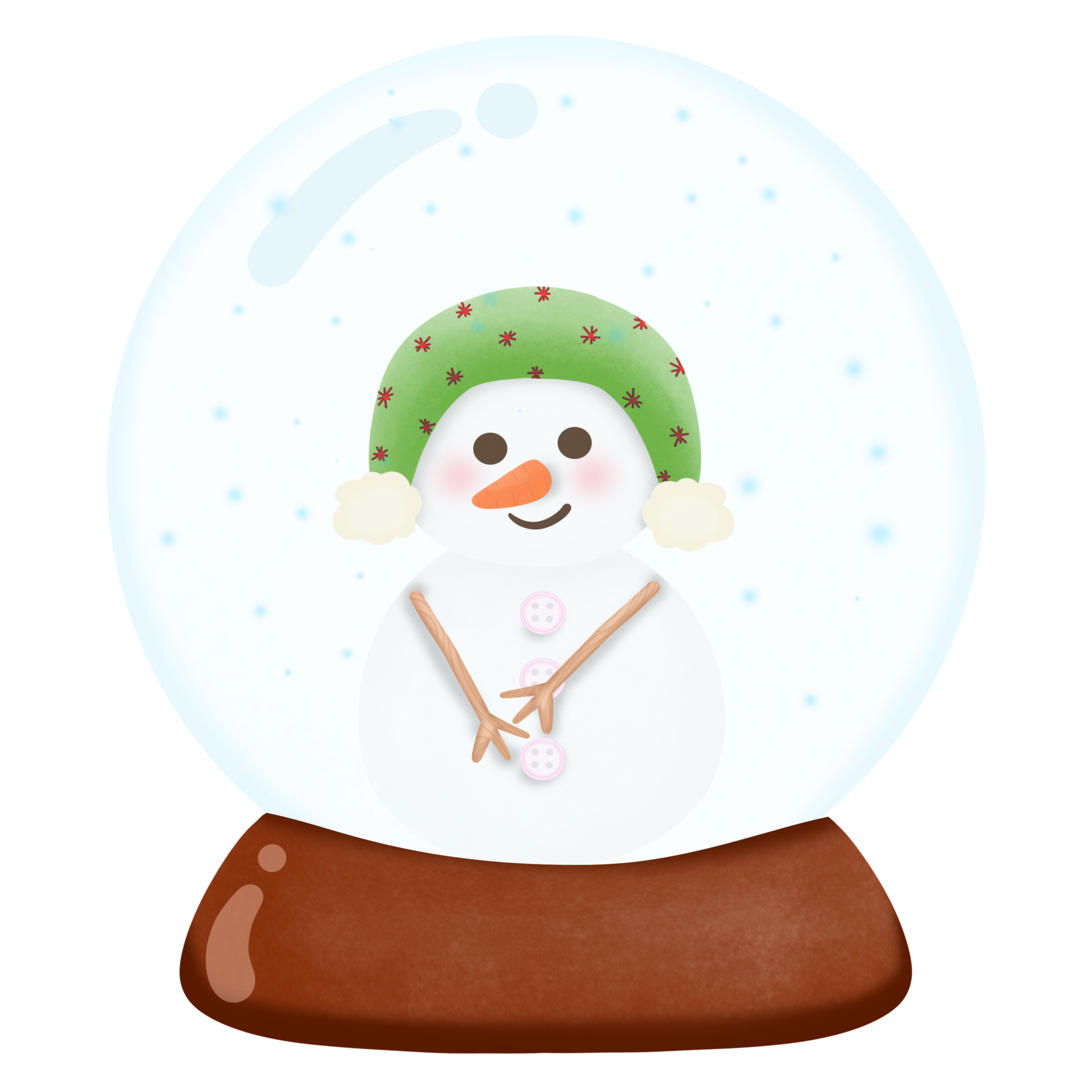 snowman in a snow globe on transparent background 36502609 PNG