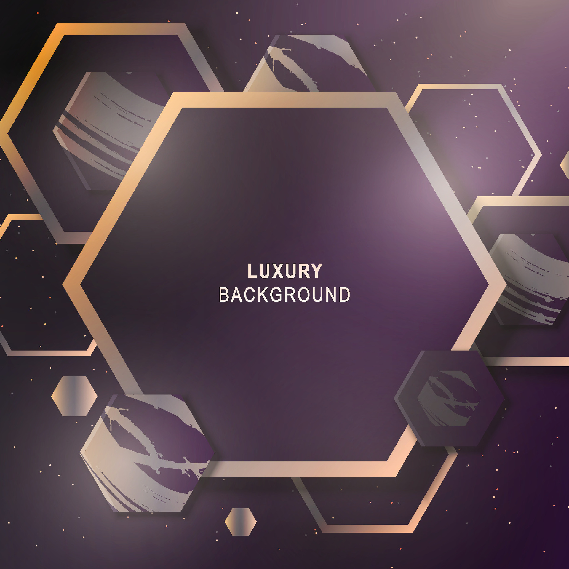 Luxury Hexagonal Overlapping Layer Background 36515731 Vector Art At