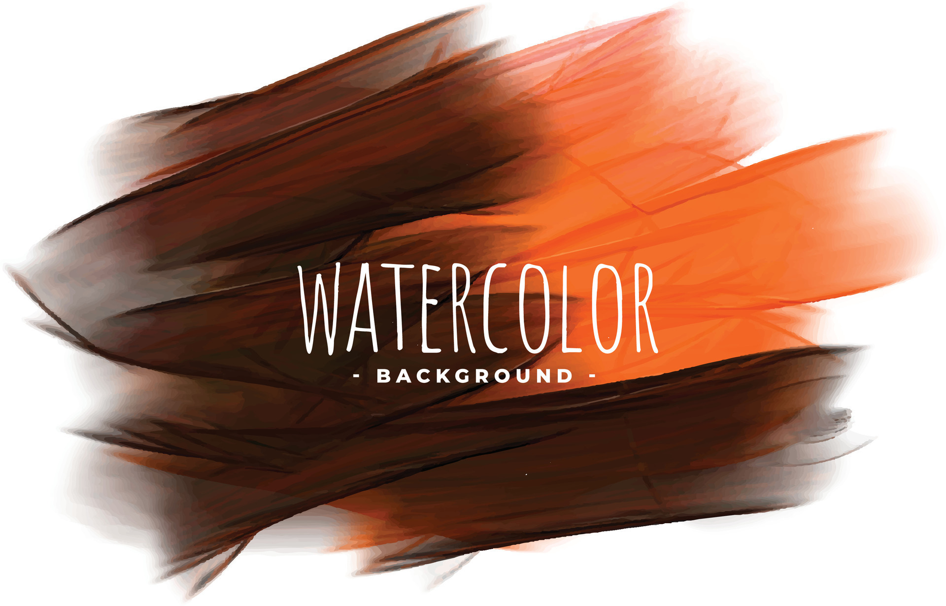 Abstract Orange And Black Watercolor Texture Background 36516492 Vector