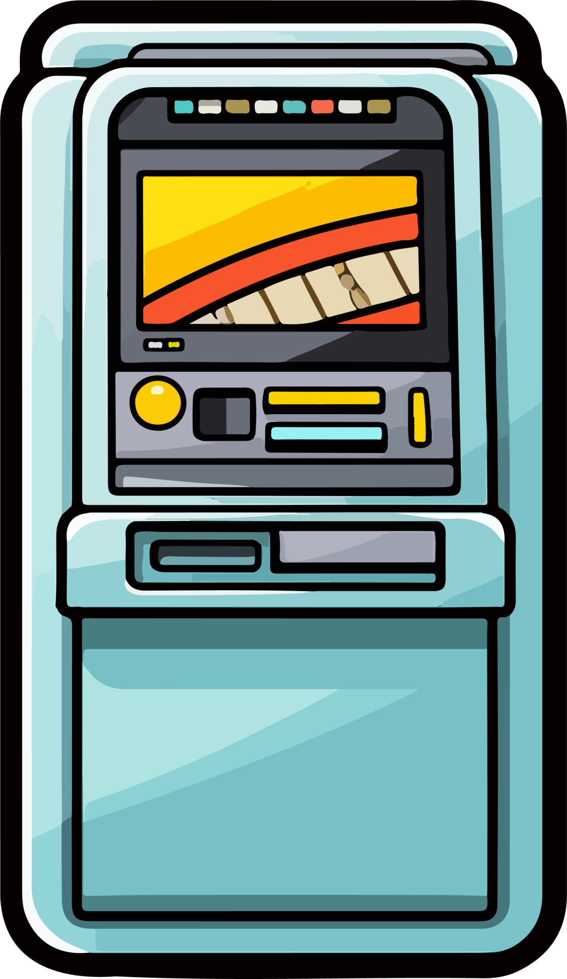 AI generated Atm machine clipart design illustration 36518725 PNG