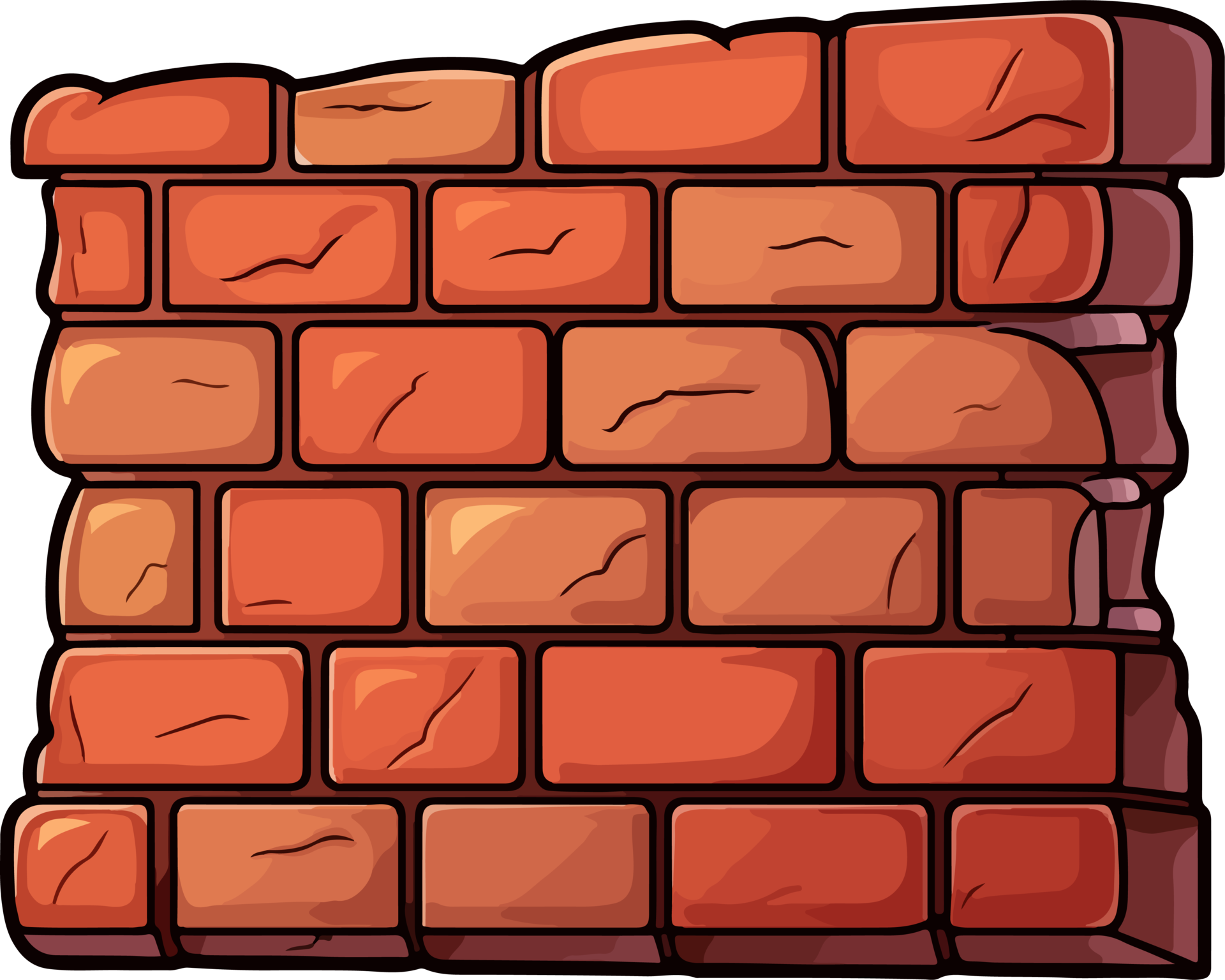AI generated Brick wall clipart design illustration 36519218 PNG