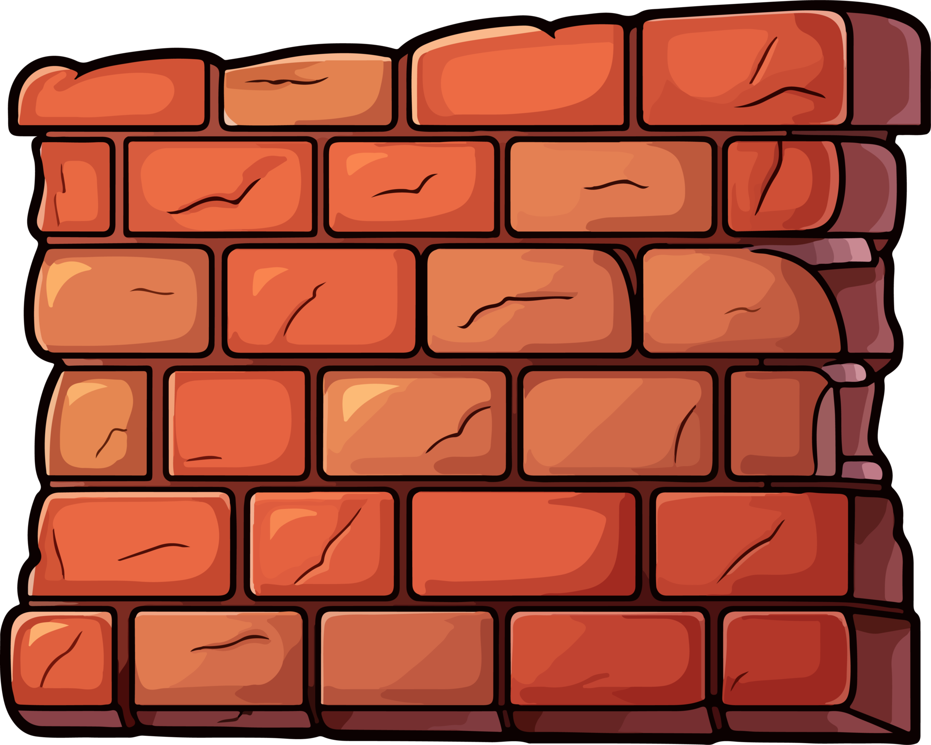 AI generated Brick wall clipart design illustration 36519218 PNG