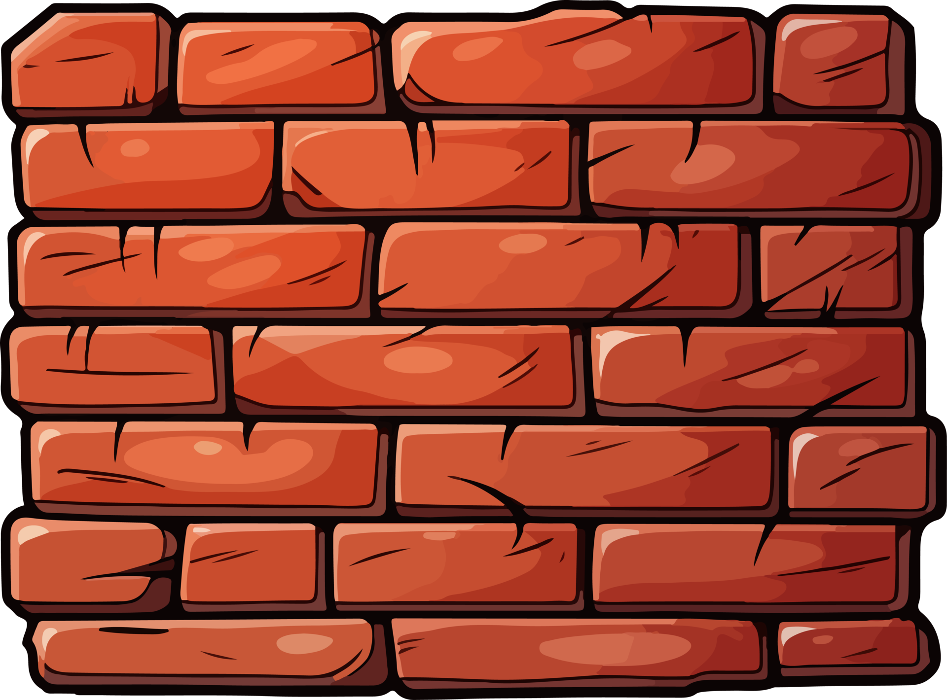 AI generated Brick wall clipart design illustration 36519219 PNG