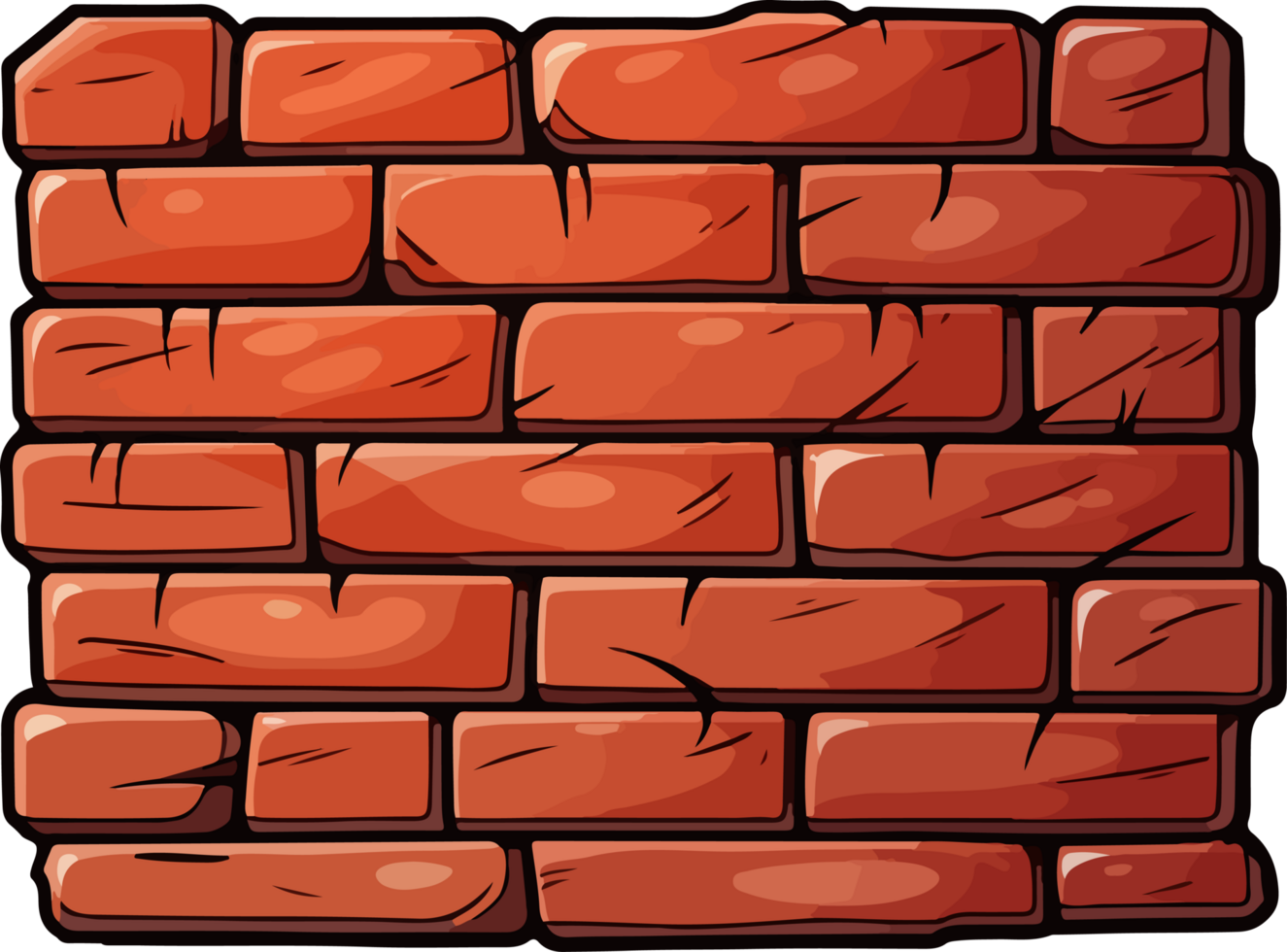 AI generated Brick wall clipart design illustration 36519219 PNG