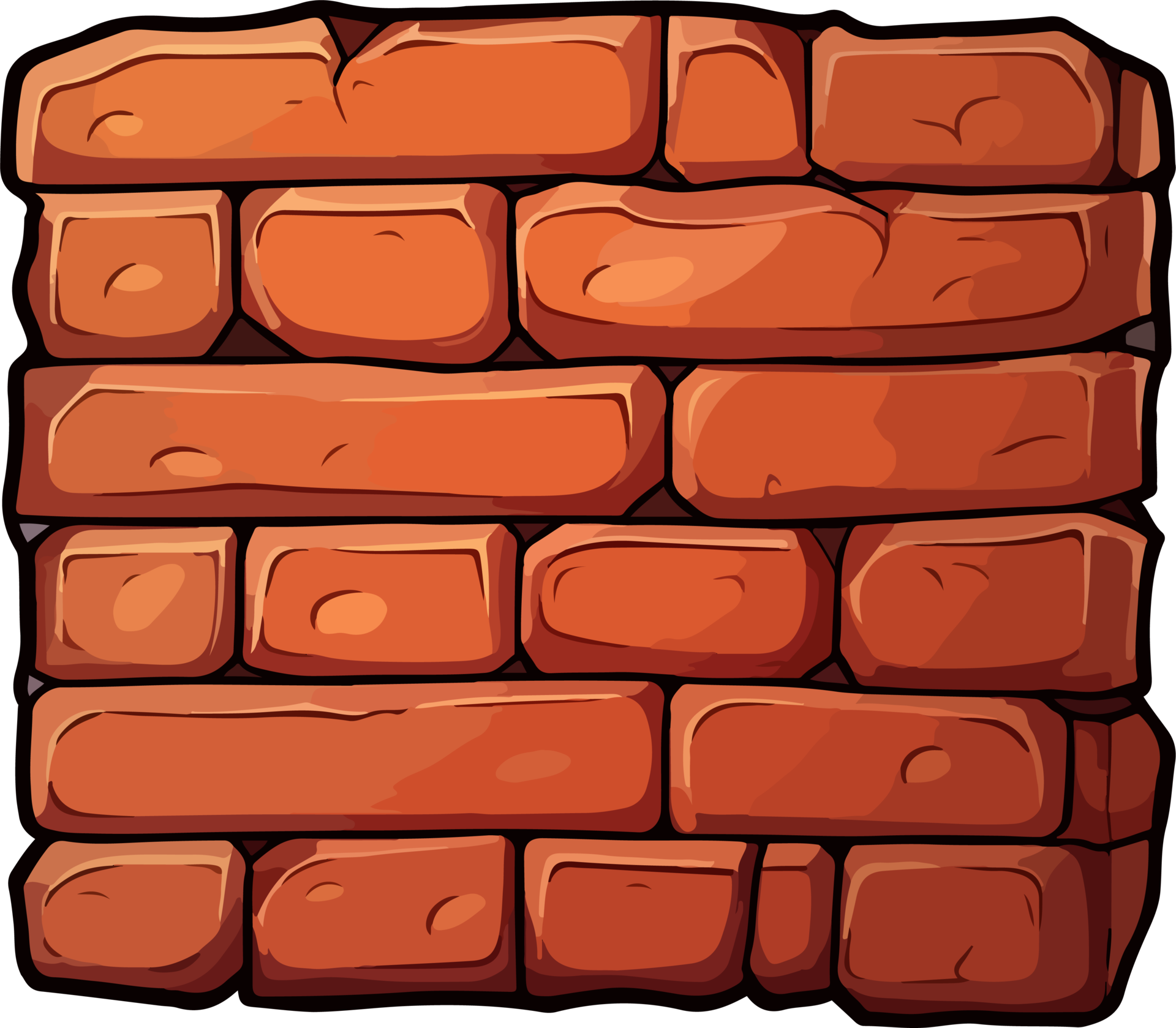 AI generated Brick wall clipart design illustration 36519222 PNG