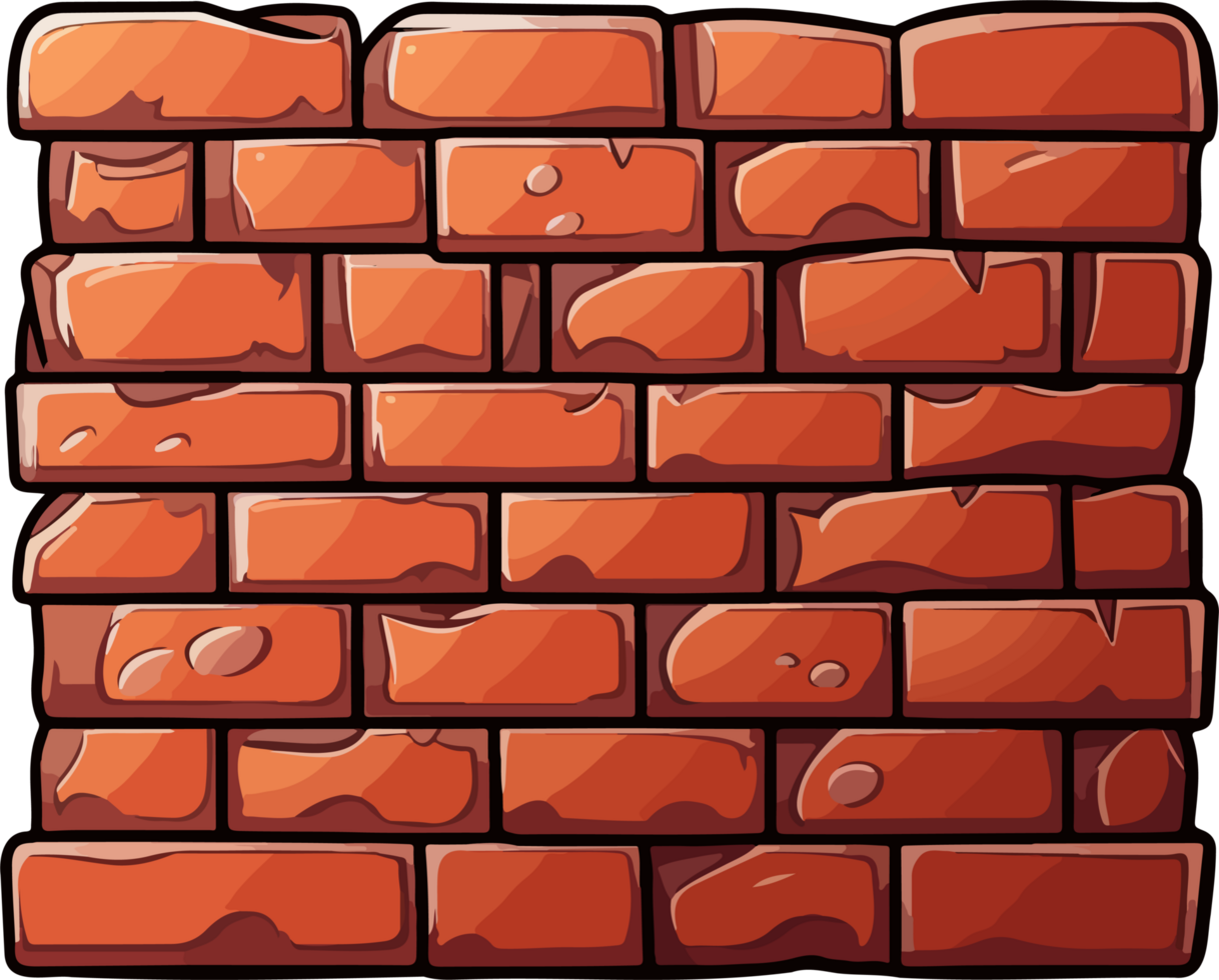 AI generated Brick wall clipart design illustration 36519225 PNG