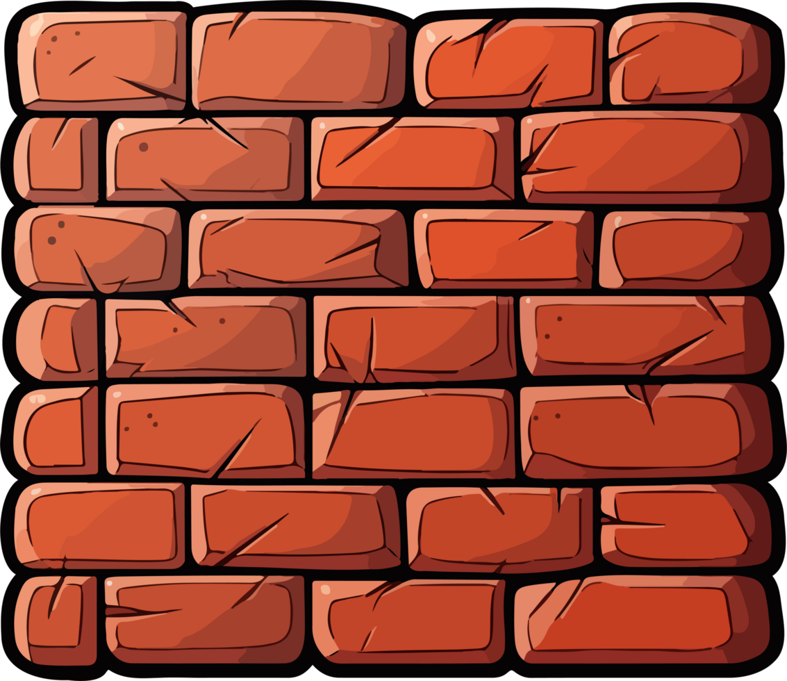 AI generated Brick wall clipart design illustration 36519228 PNG