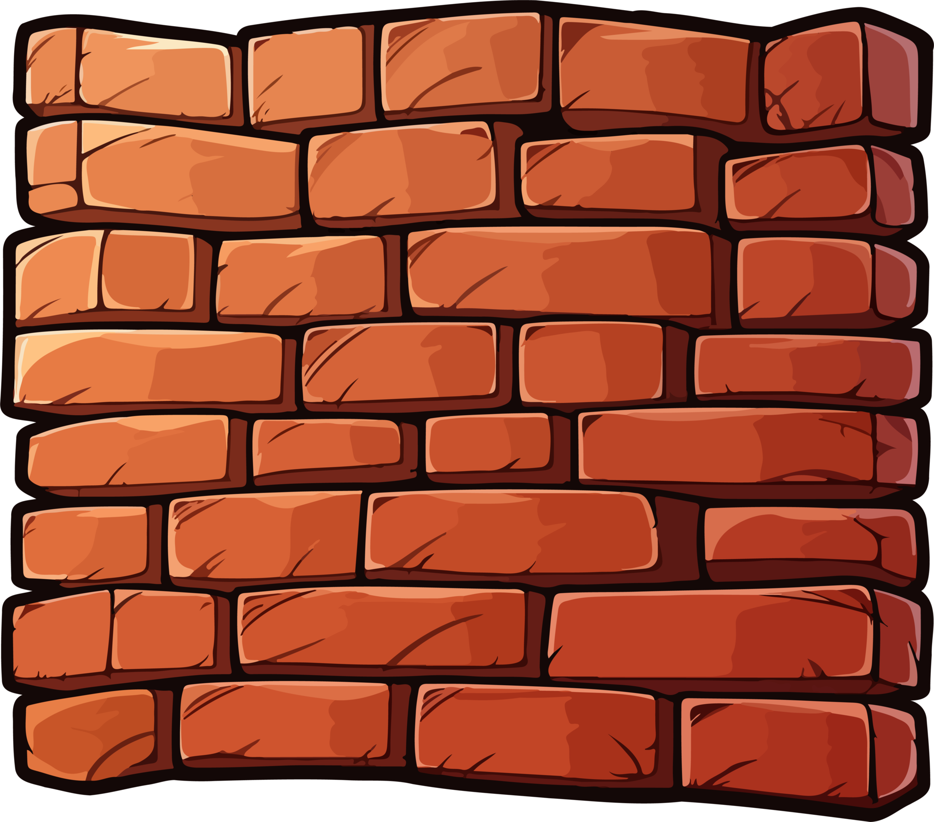 AI generated Brick wall clipart design illustration 36519237 PNG