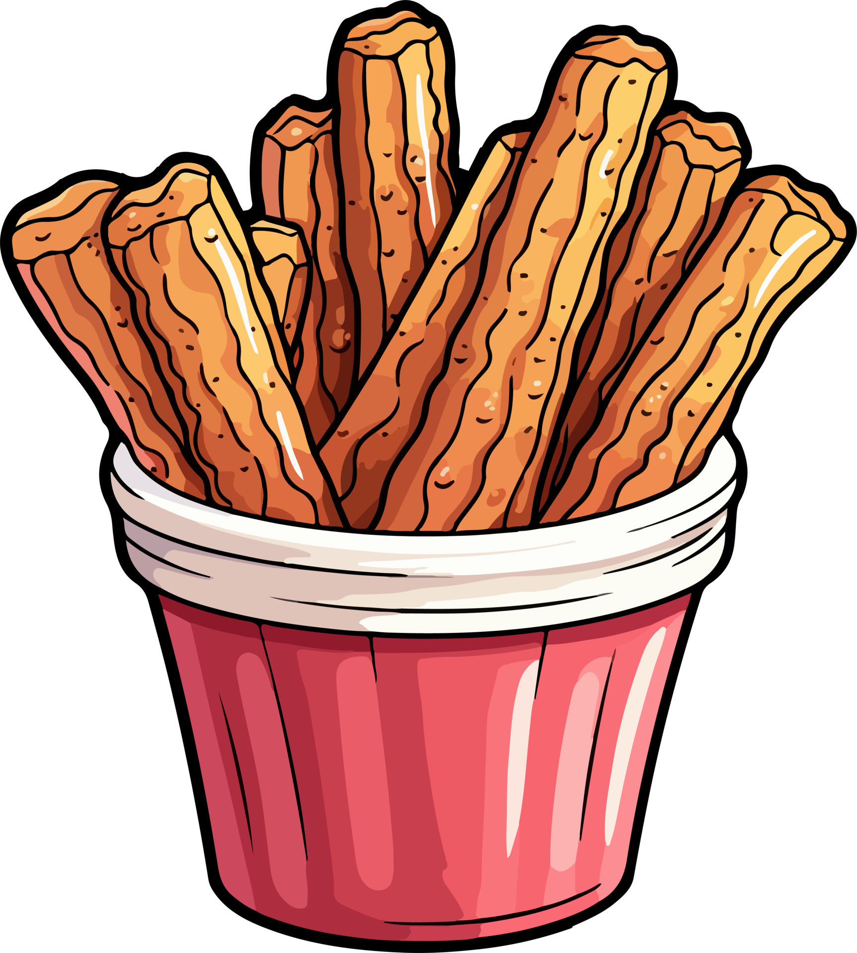 AI generated Churros clipart design illustration 36519716 PNG