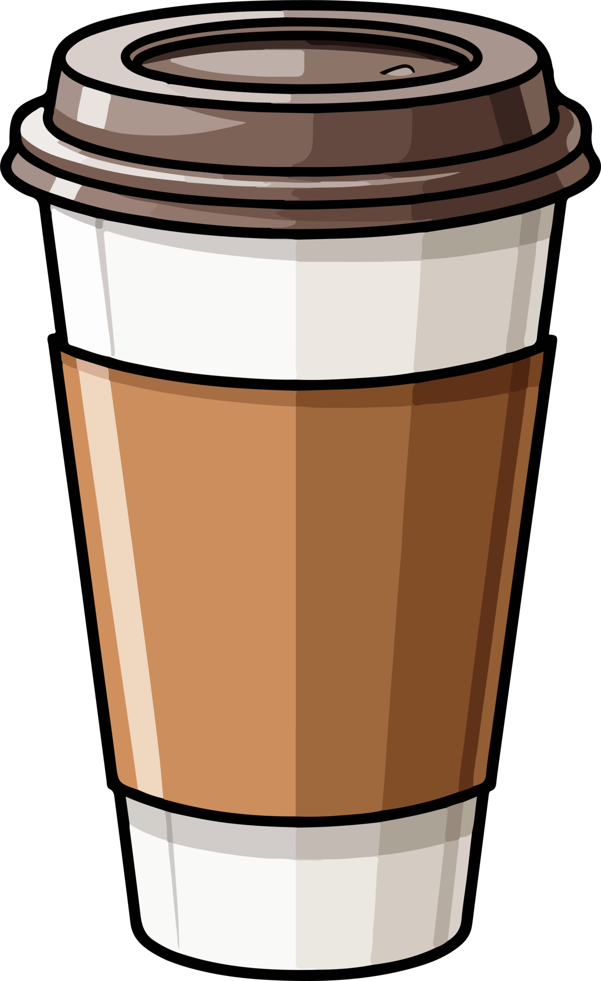AI generated Cardboard coffee cup clipart design illustration 36519798 PNG