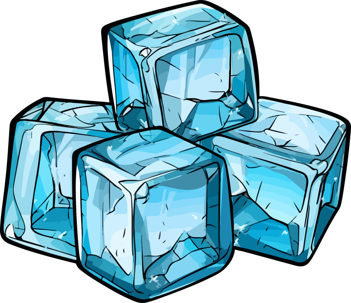 AI generated Cube of ice clipart design illustration 36519964 PNG