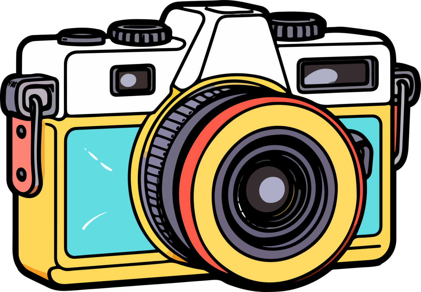 AI generated Photo camera clipart design illustration 36520097 PNG