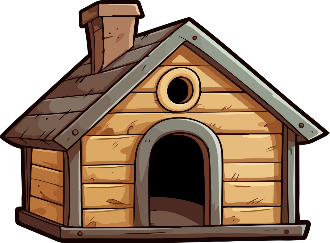 AI generated Dog house clipart design illustration 36520437 PNG