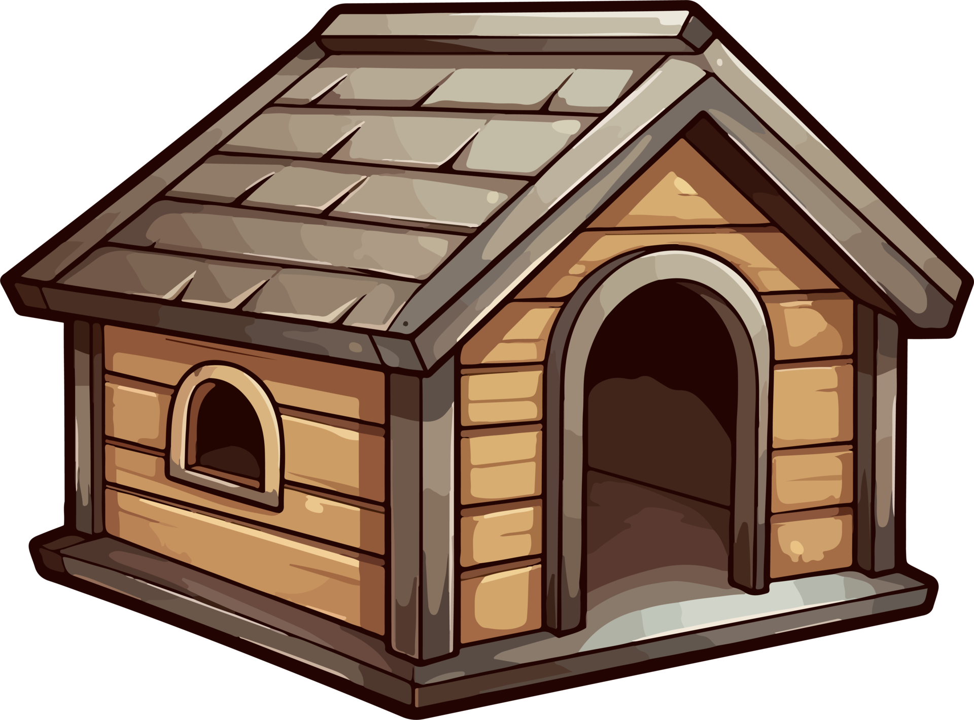 AI generated Dog house clipart design illustration 36520442 PNG