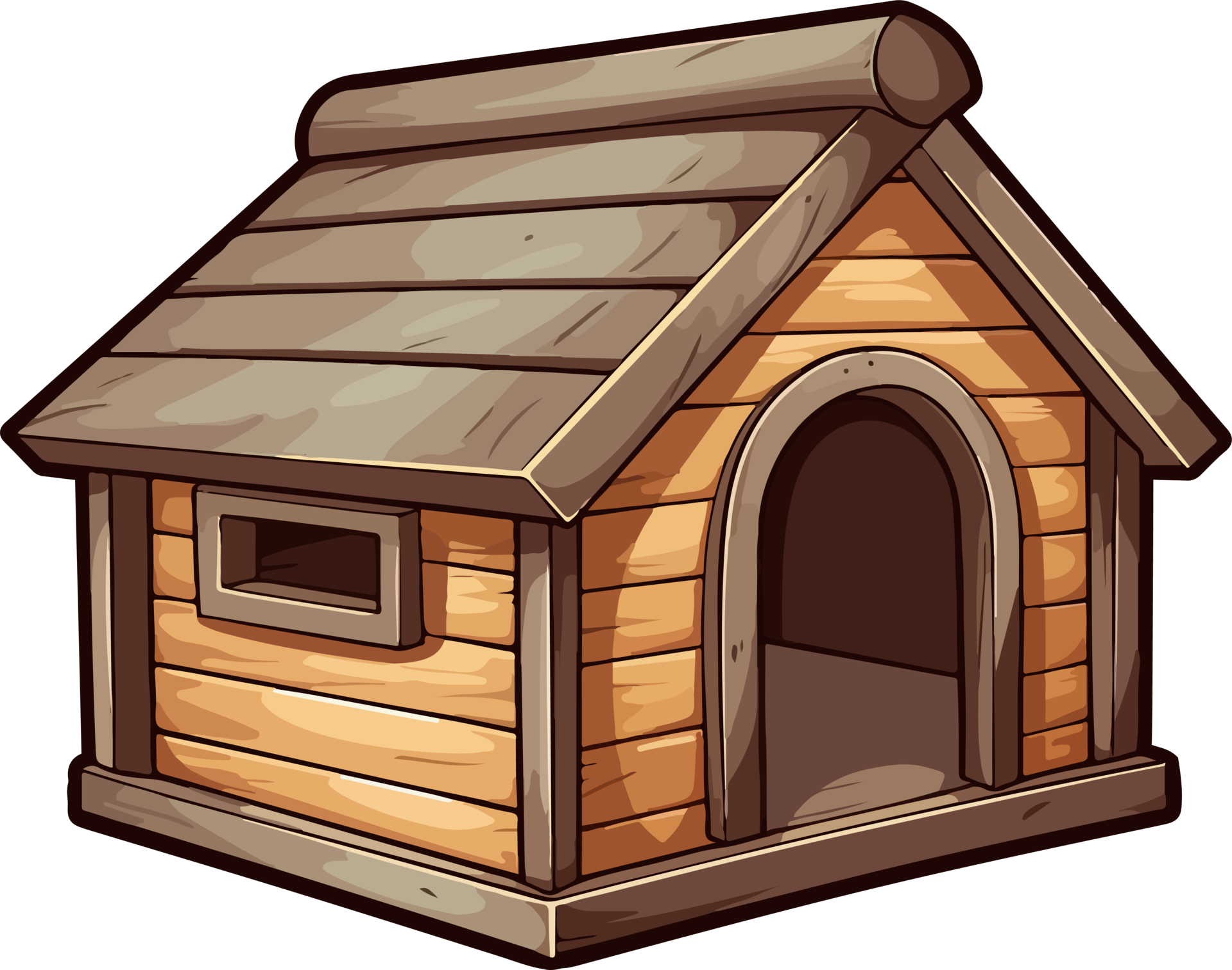 AI generated Dog house clipart design illustration 36520444 PNG