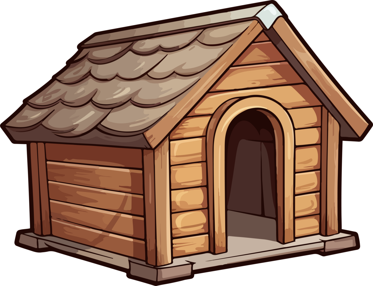 AI generated Dog house clipart design illustration 36520447 PNG