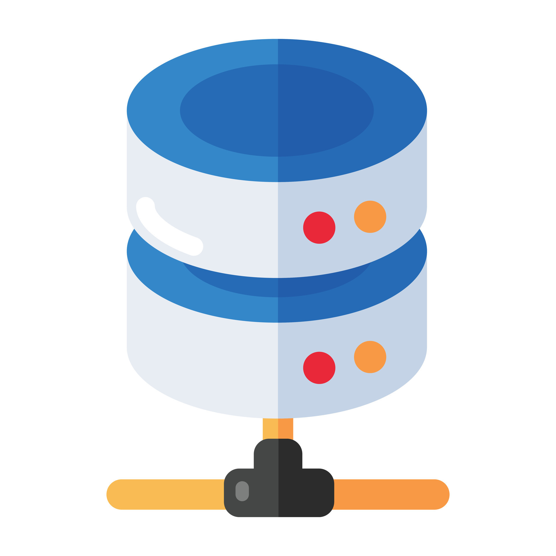 An icon design of share database 36523654 Vector Art at Vecteezy