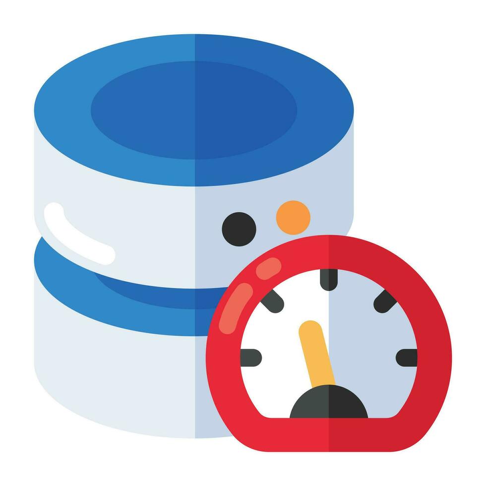 An icon design of database Speed test 36523658 Vector Art at Vecteezy