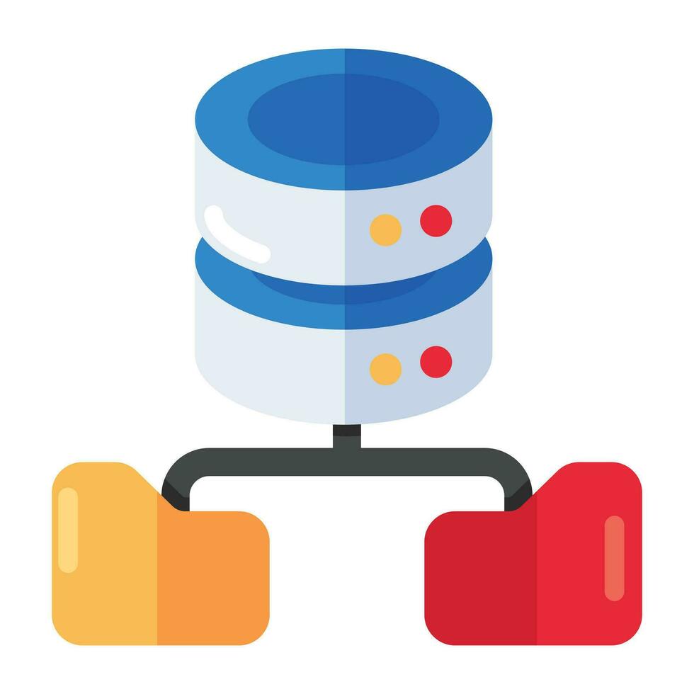 A premium design icon of database network 36523960 Vector Art at Vecteezy