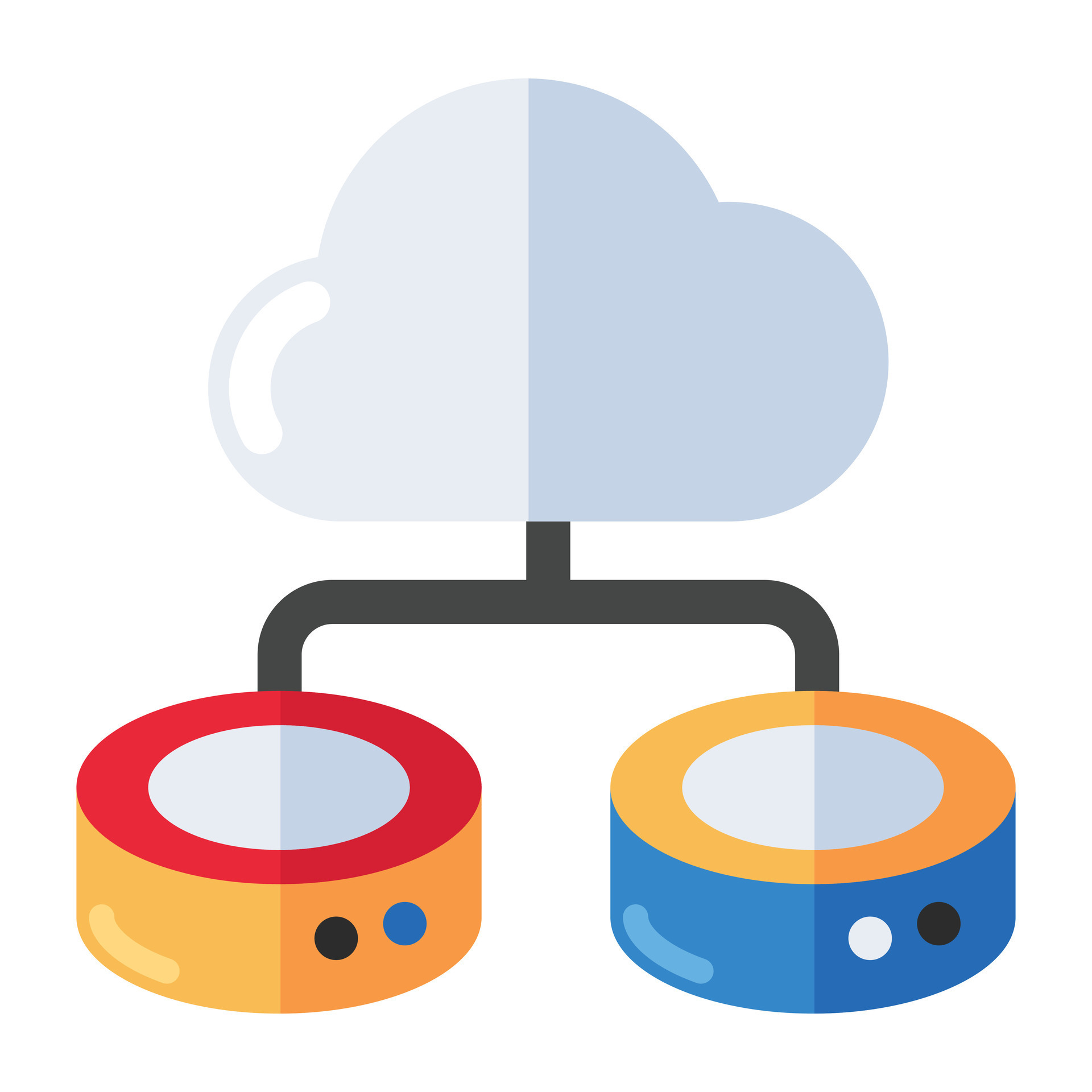 A unique design icon of cloud database 36524356 Vector Art at Vecteezy