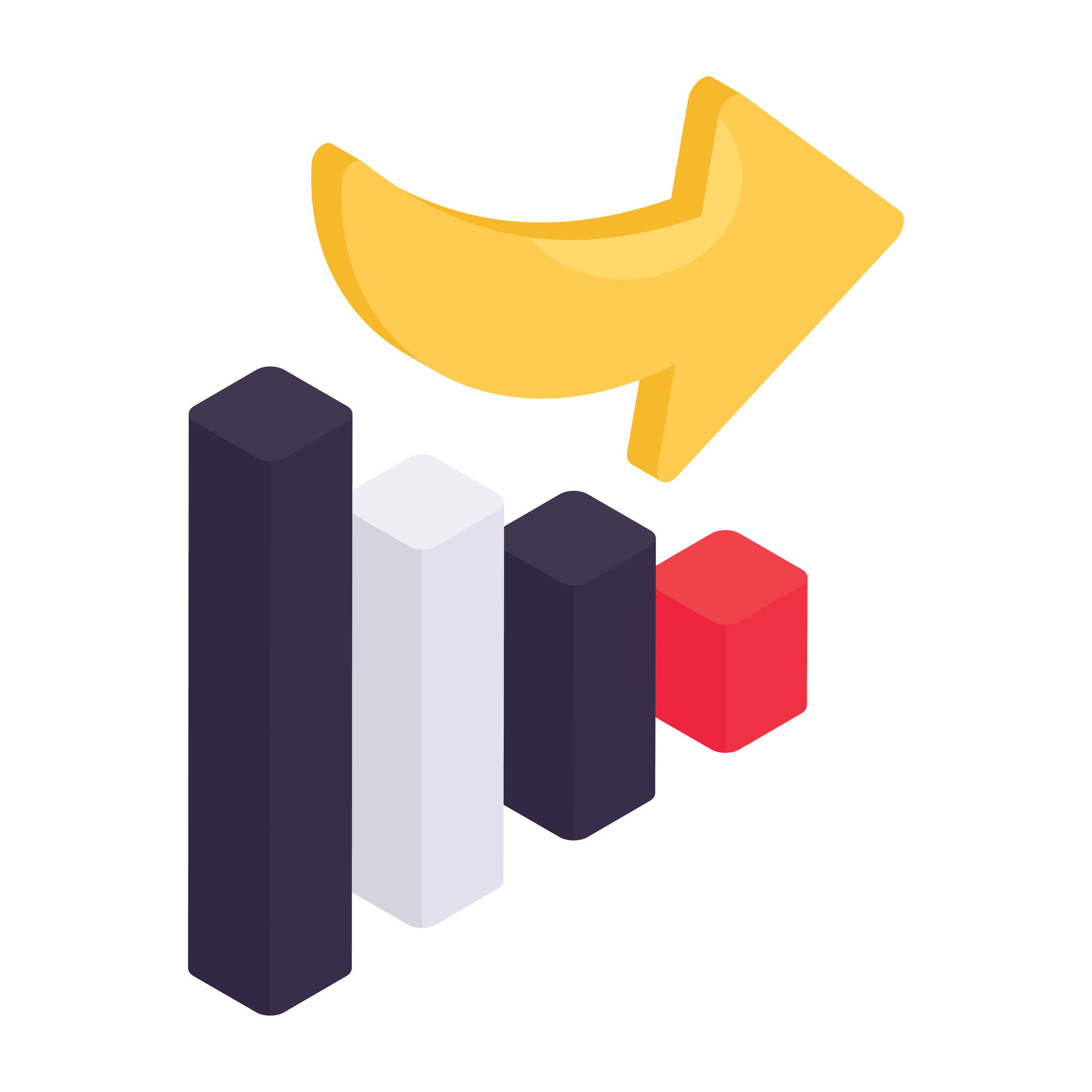 Editable design icon of progress chart 36524410 Vector Art at Vecteezy