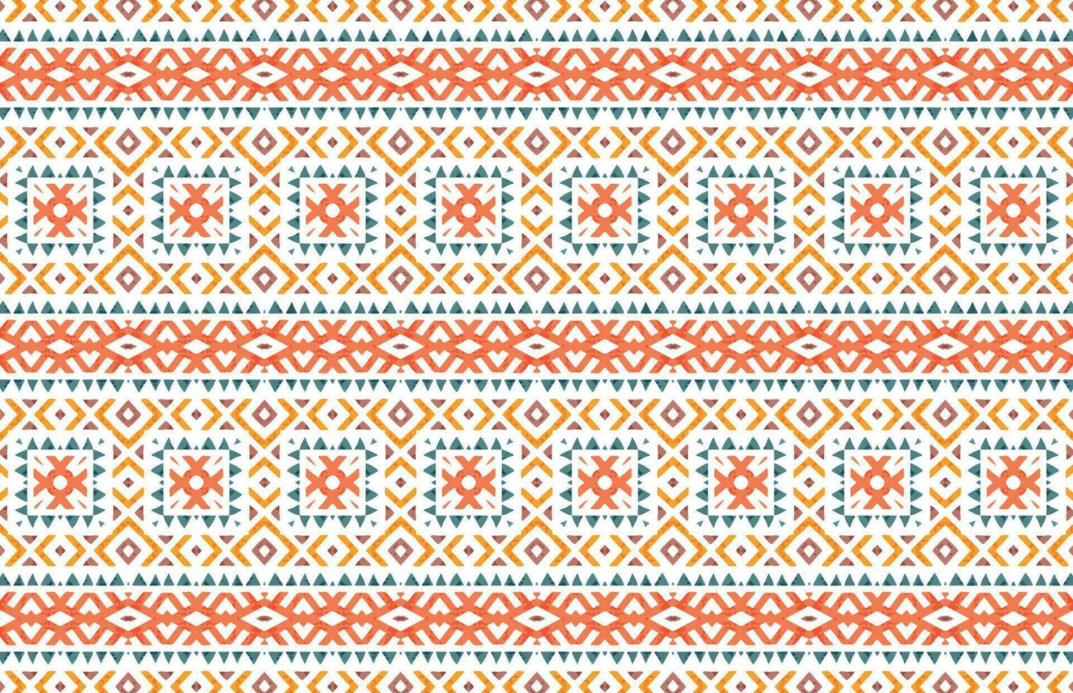 Seamless ethnic colorful textile fabric design pattern 36525263 Vector ...