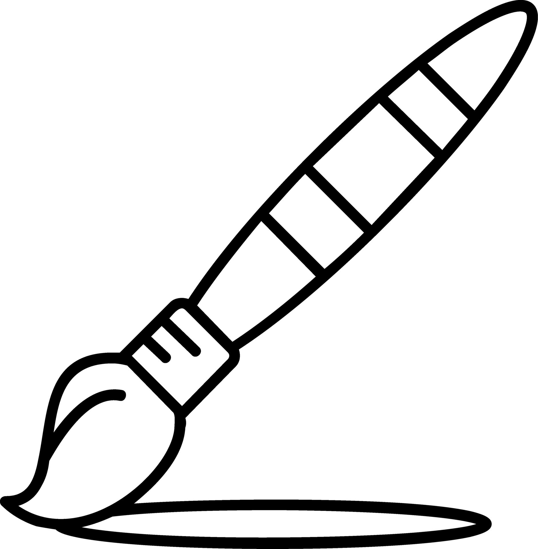 Paint brush Line Icon 36527143 Vector Art at Vecteezy