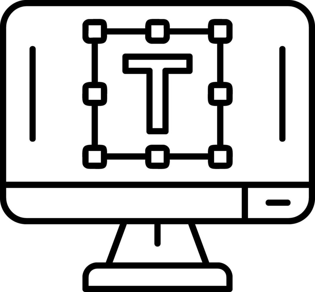 Text editor Line Icon 36527195 Vector Art at Vecteezy