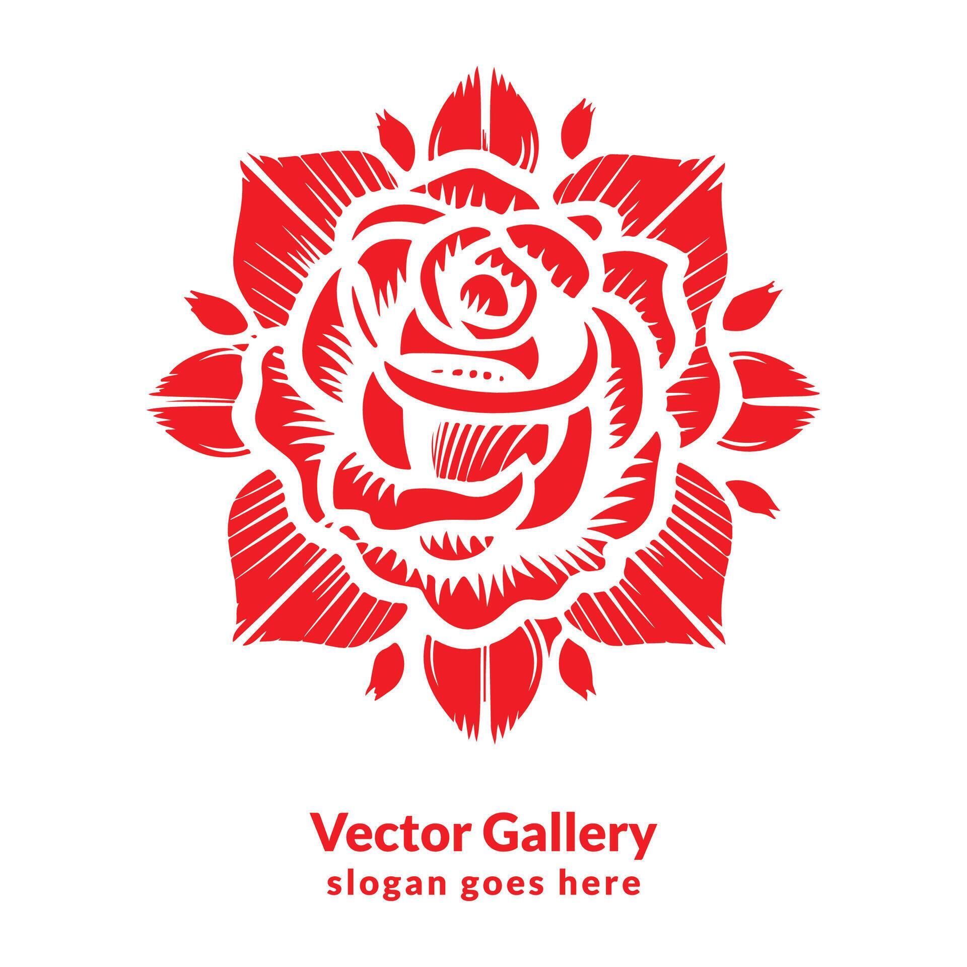 Tattoo Rose Flowertattoo Mystic Symbol Boho Print Poster T Shirt Textiles Vector