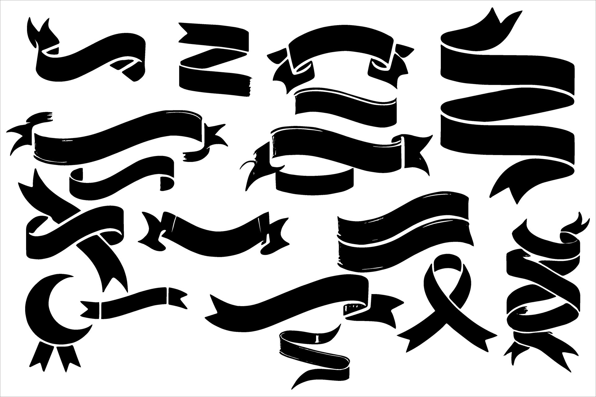 gratis ribon clipart vector haz colocar, 36533578 Vector en Vecteezy