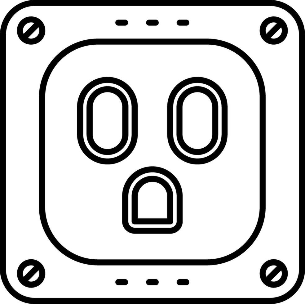 Socket Line Icon 36534761 Vector Art At Vecteezy