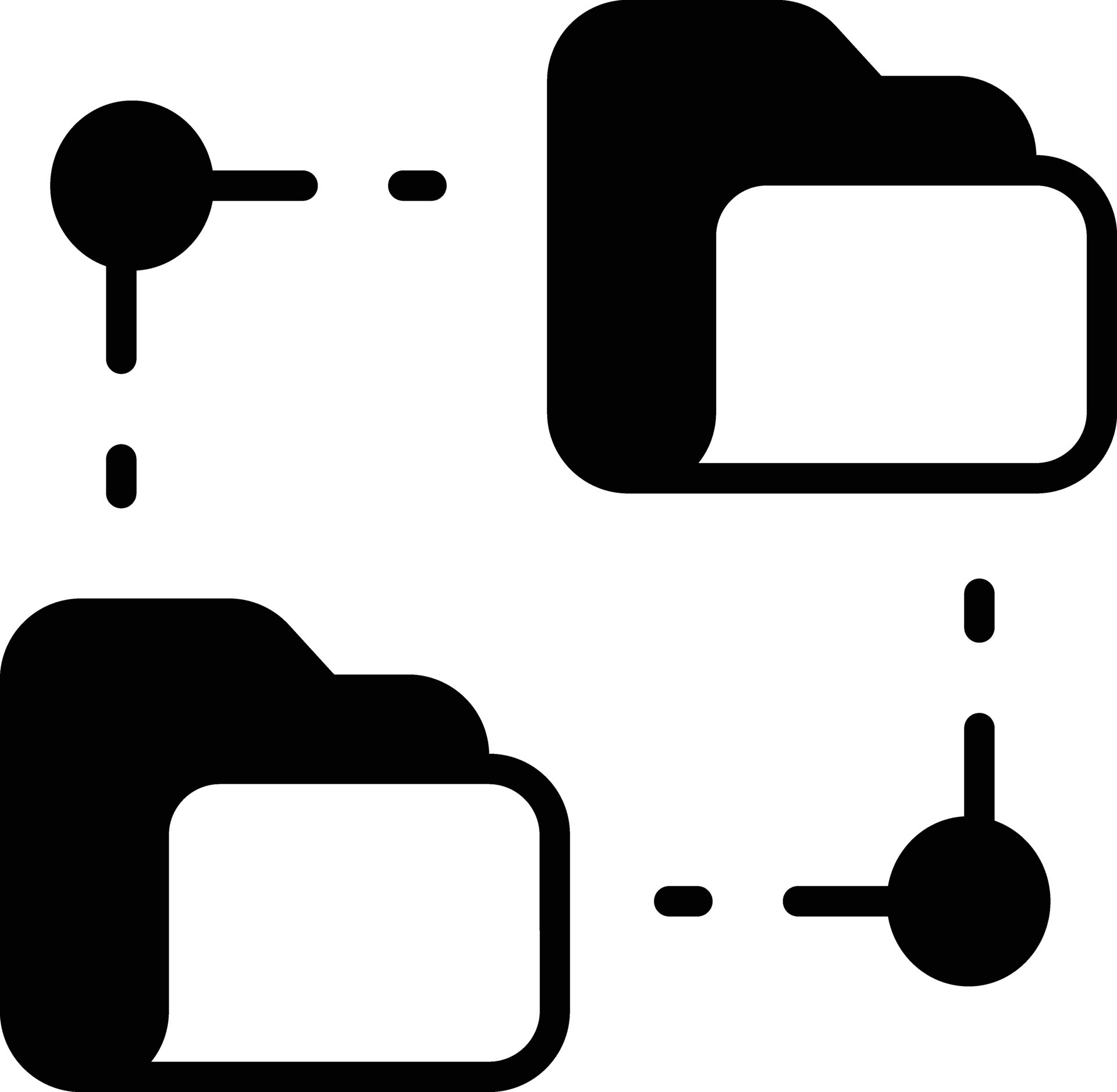 Shared folder solid glyph vector illustration 36577049 Vector Art at ...