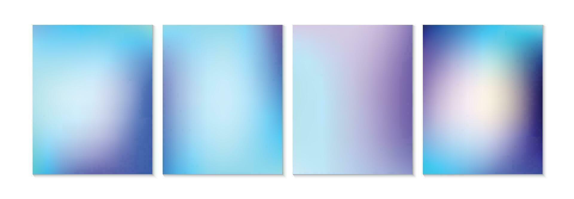 Vector gradient backgrounds with a grainy texture. For covers ...