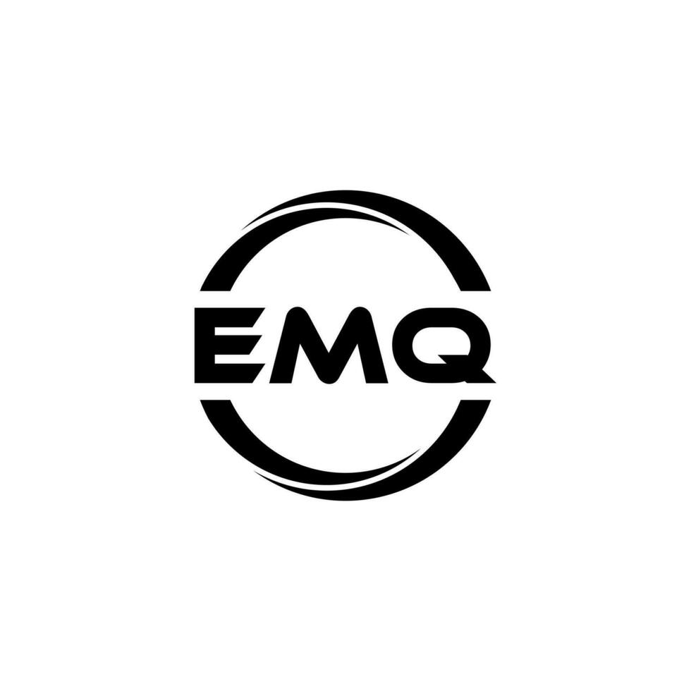 emq letra logo diseño, inspiración para un único identidad. moderno elegancia y creativo diseño ...