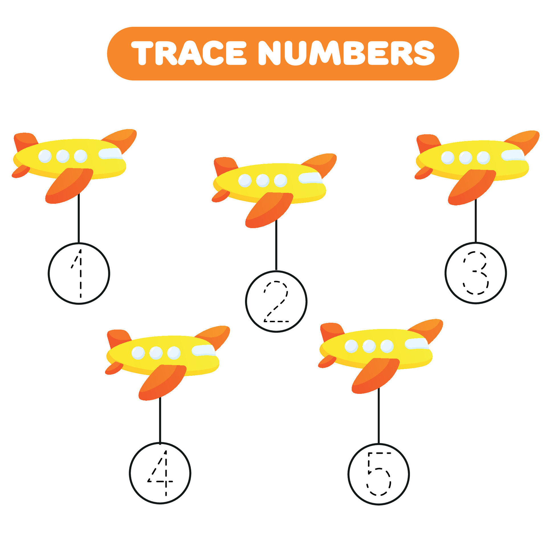 Trace And Write Numbers From 1 To 5 Handwriting Practice For Preschool trace-and-write-numbers-from-1-to-5-handwriting-practice-for-preschool