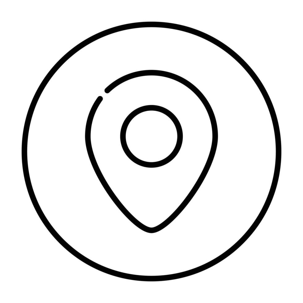 Map pointer line icon. 36587189 Vector Art at Vecteezy