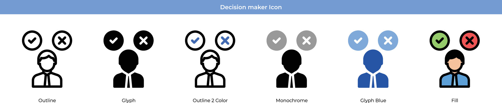 Decision maker Icon Set 36587515 Vector Art at Vecteezy Decision maker Icon Set 36587515 Vector Art at Vecteezy