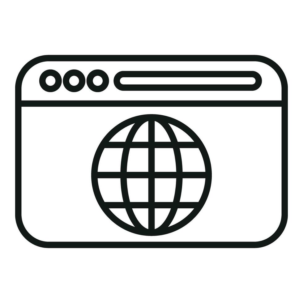 Web Page Internet Icon Outline Vector Data Server Cloud 36588222 Vector Art At Vecteezy