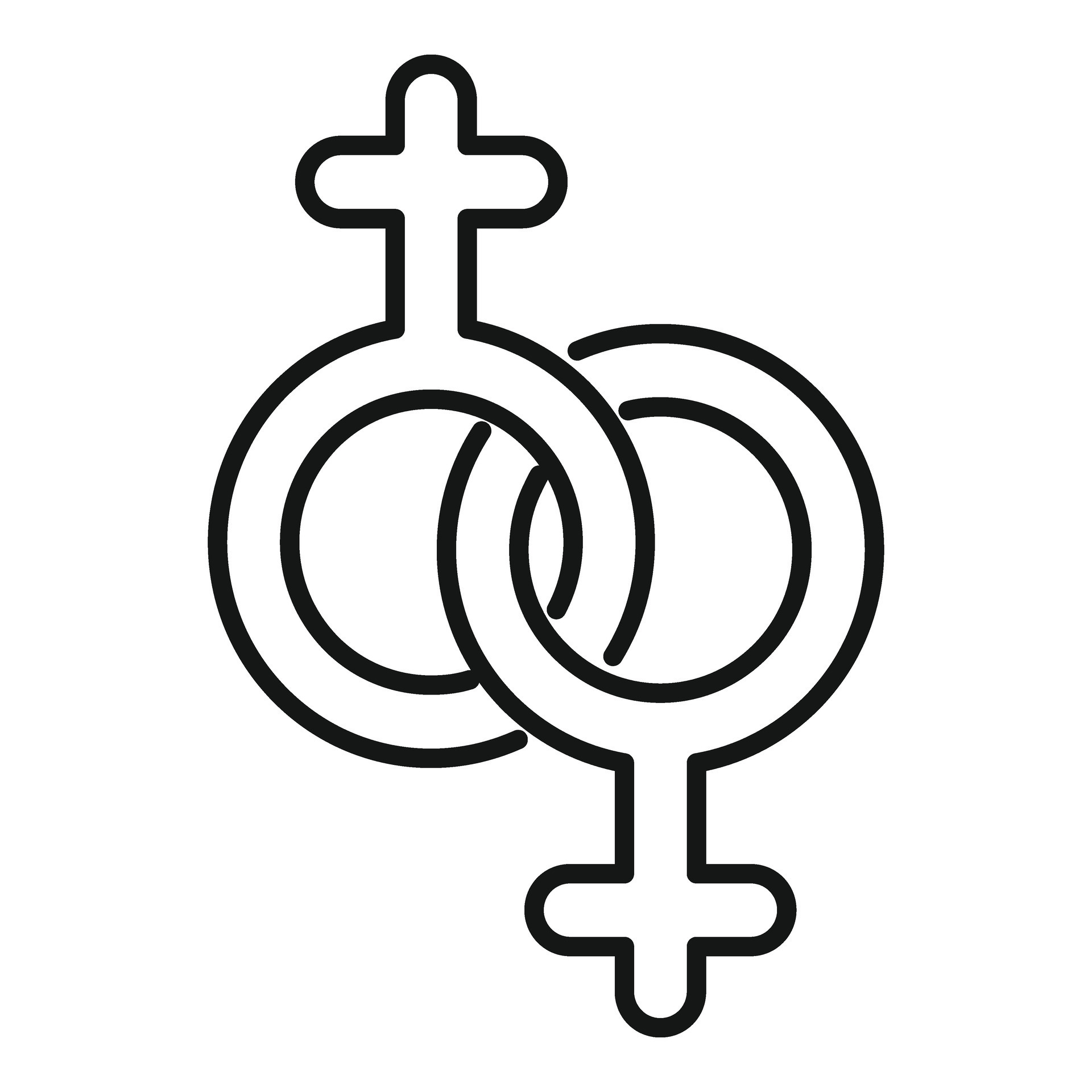 Gender Chain Support Icon Outline Vector Human Move 36588677 Vector Art At Vecteezy