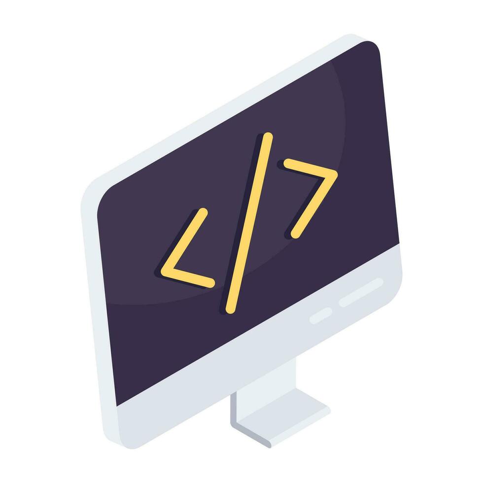 Unique design icon of system coding 36589437 Vector Art at Vecteezy