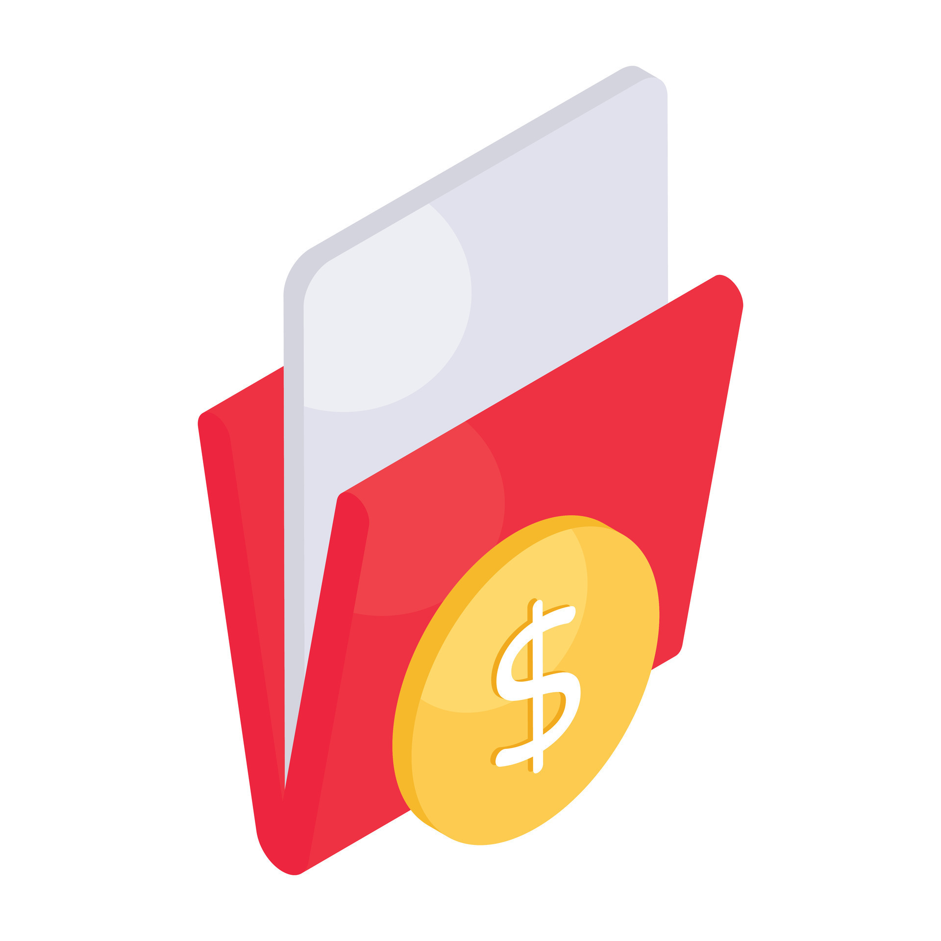 Modern design icon of financial folder 36589486 Vector Art at Vecteezy