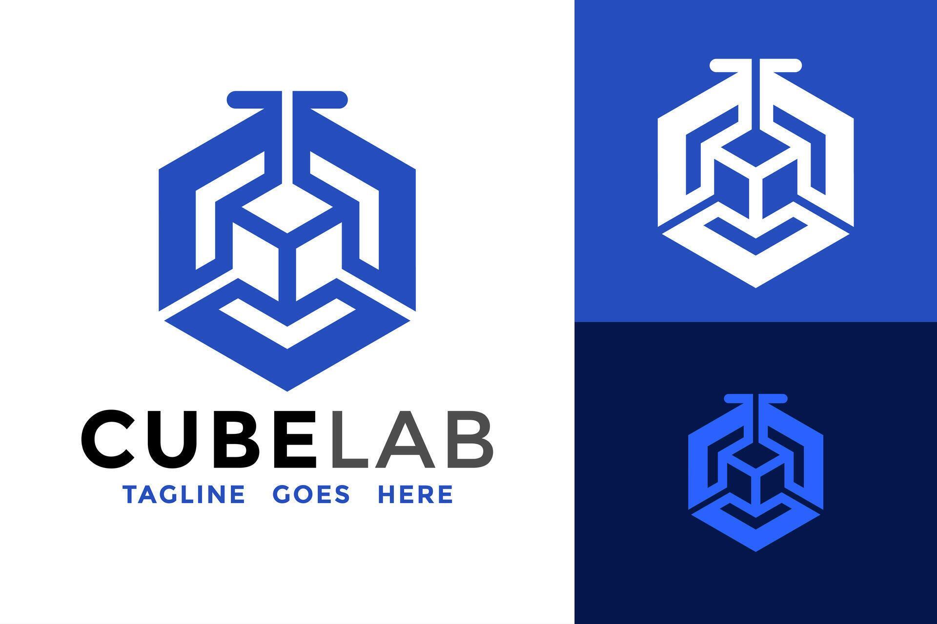 Cube Lab Logo Design Vector Template 36598873 Vector Art at Vecteezy