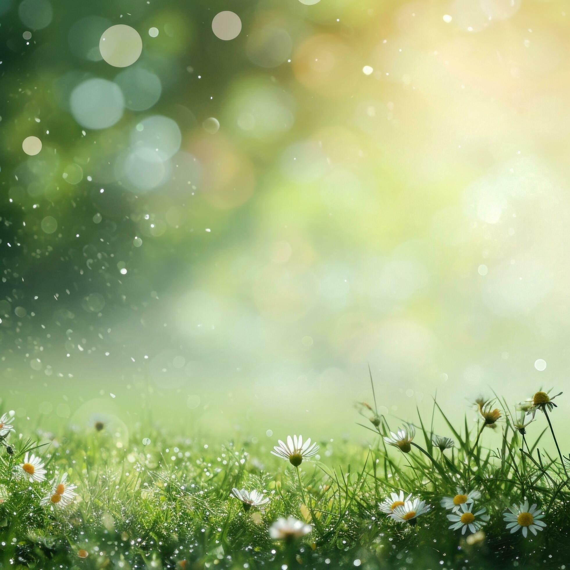 AI generated magic spring background with copy space 36599121 Stock ...