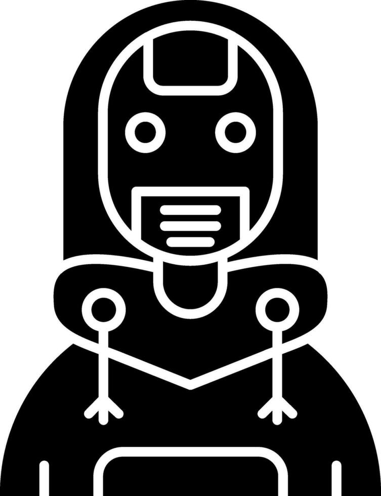 Robot Glyph Icon 36605931 Vector Art at Vecteezy