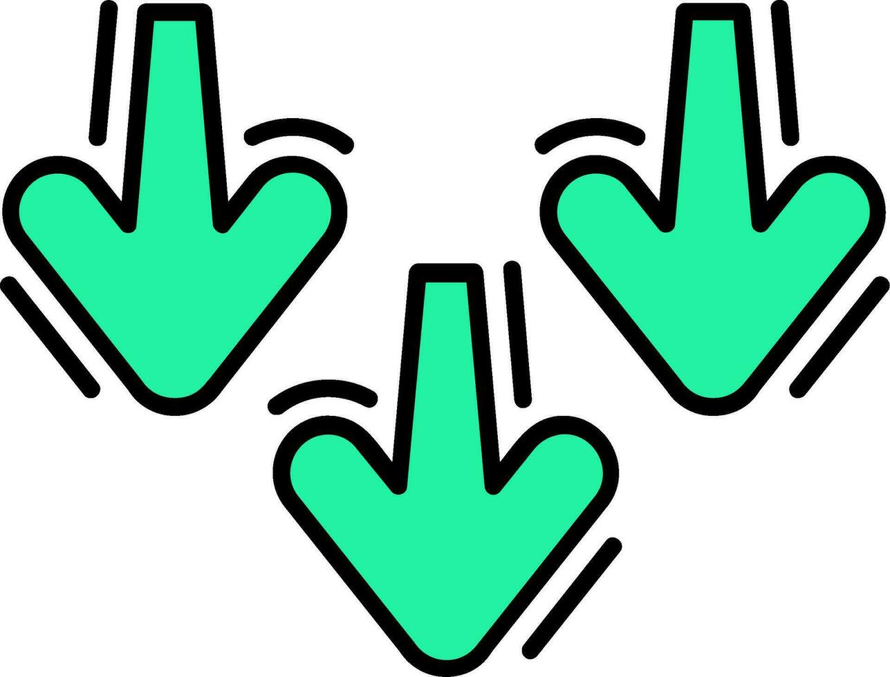 Decrease Glyph Icon 36606678 Vector Art at Vecteezy