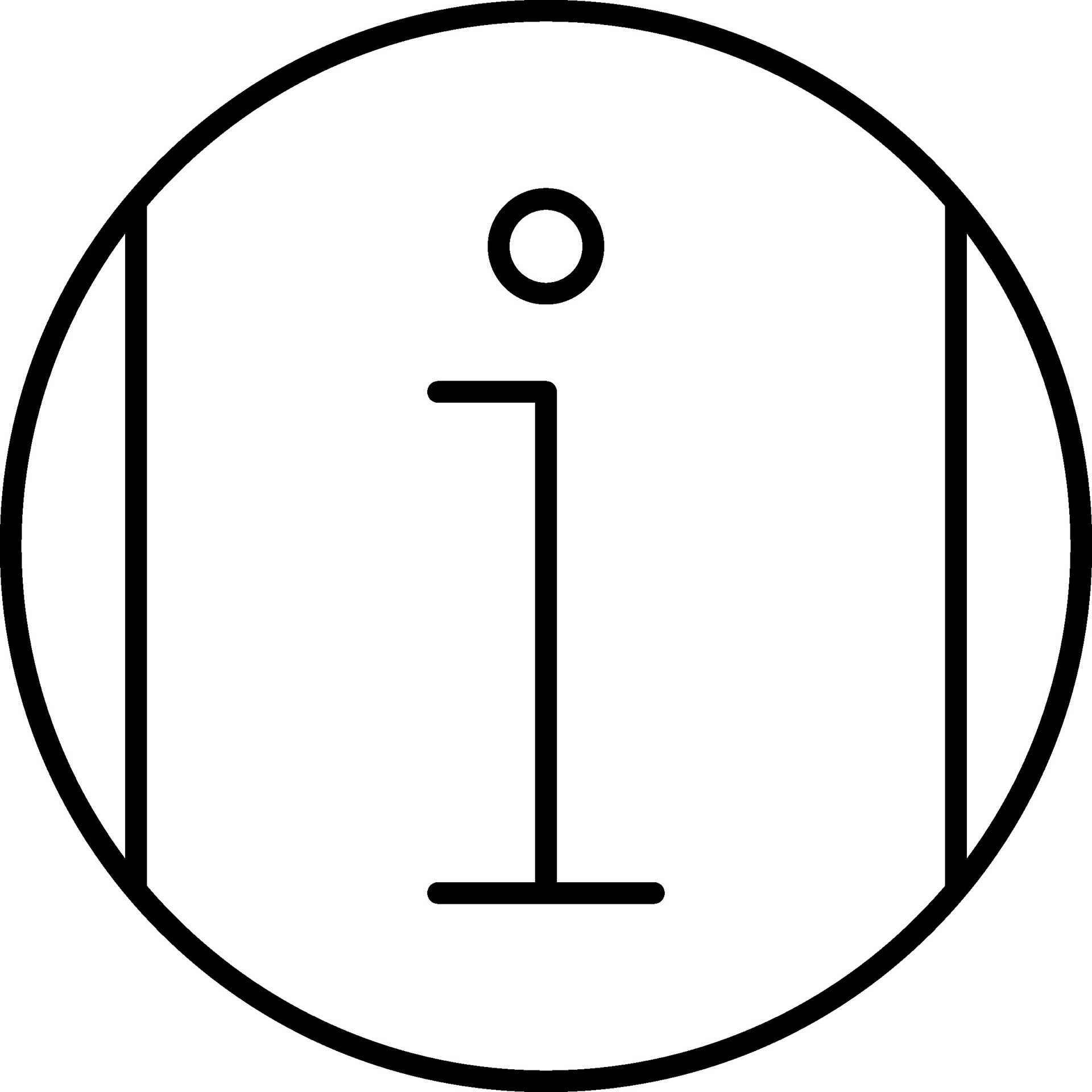 Information Line Icon 36609127 Vector Art At Vecteezy