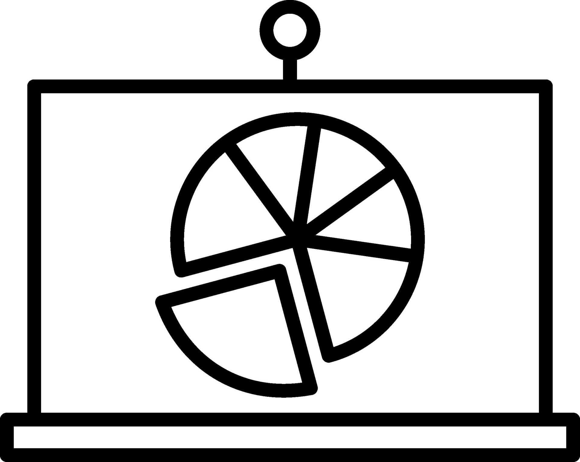 Pie Chart Line Icon 36609923 Vector Art at Vecteezy Pie Chart Line Icon 36609923 Vector Art at Vecteezy