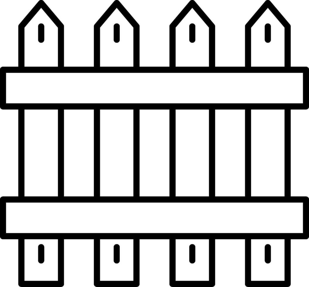 Fence Line Icon 36610707 Vector Art At Vecteezy