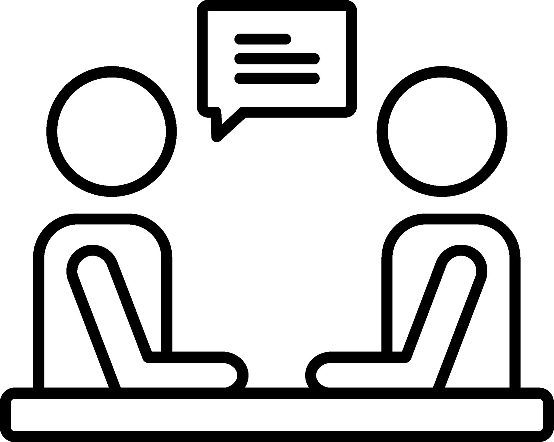 Interview Line Icon 36612890 Vector Art at Vecteezy Interview Line Icon 36612890 Vector Art at Vecteezy