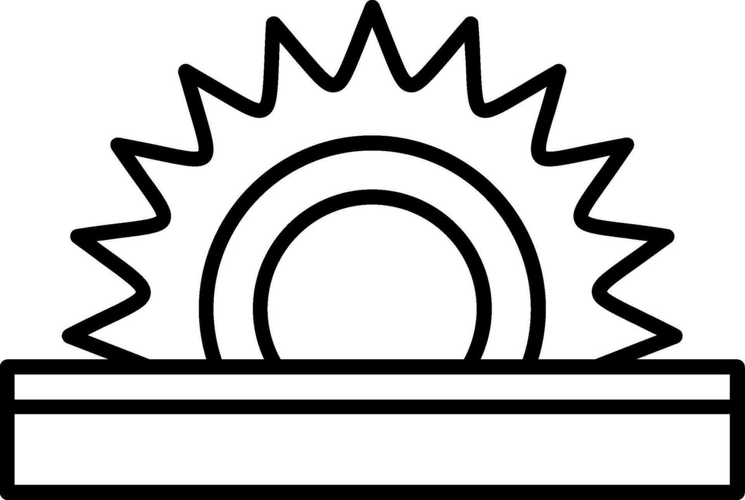 Circular Saw Line Icon 36612960 Vector Art At Vecteezy